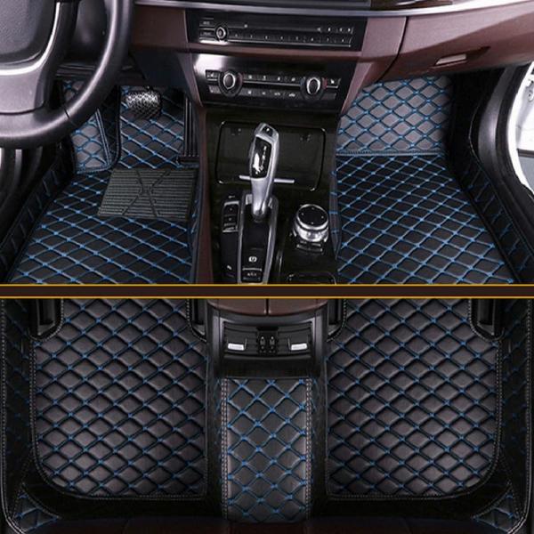 商品名:  BILKAR Customized Personalized car Floor mats, All-Weather Anti Slip and Waterproof Leather car Floor mat Set, 99....