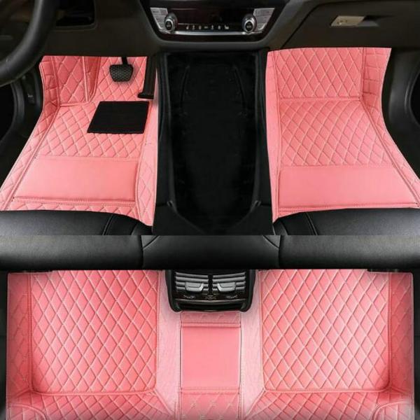 商品名:  BILKAR Customized Personalized car Floor mats, All-Weather Men's and Women's Anti Slip Waterproof Leather car Floo...