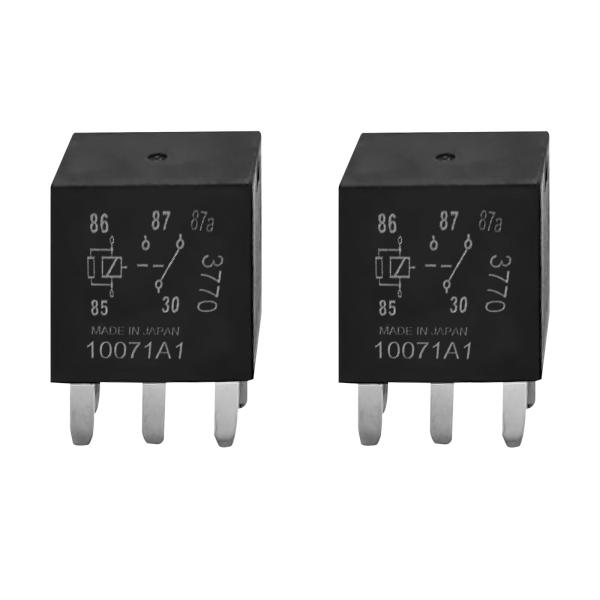 商品名: Wogomz パワーリレー 2個 5ピン 多目的自動車燃料ポンプリレー、G8V-RH-1C7T-R-DC12 自動車用リレー、高性能ヘビーデューティー標準リレーキット、電気システムリレー交換用 Wogomz 2 PCS Power...