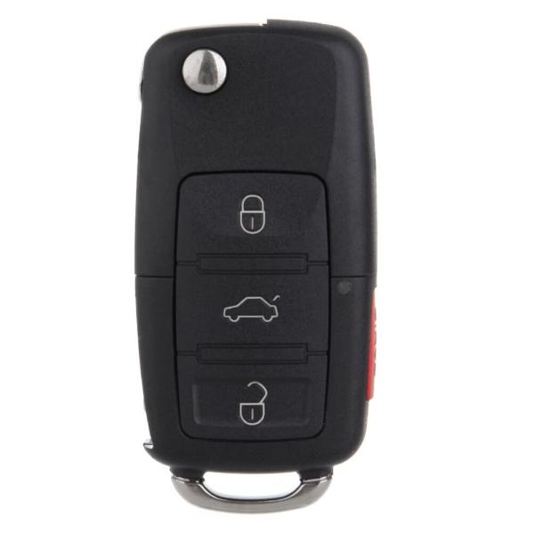 商品名:  OCPTY 4 Button Flip Key Fob Replacement for V-olkswagen Beetle for Golf for Jetta for Passat 2002-2010- HLO1J09597...
