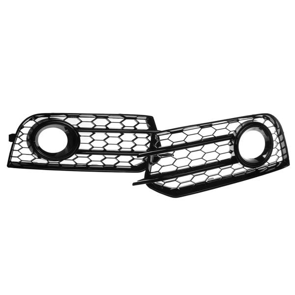 商品名:  QubEv 1 Pair Car Front Bumper Fog Lamp Grill Compatible For AUDI A1 8X 2010-2014 Honeycomb Mesh Fog Light Hood X08...