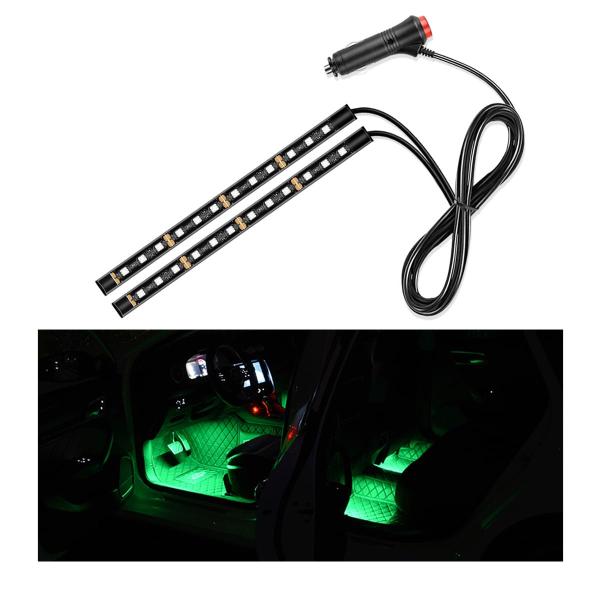 商品名:  Yourkar Car LED Strip Light, 24 LED Interior Under Dash Atmosphere Lights with Cigarette Lighter, Vehicle Decor La...