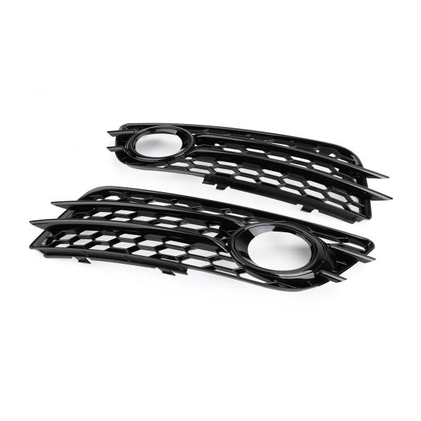 商品名:  Honeycomb Style Fog Light Grill Bumper Compatible For Audi A4 S-LINE S4 2008-2012(Color:Matte Black)ブランド: QubEv商品サ...