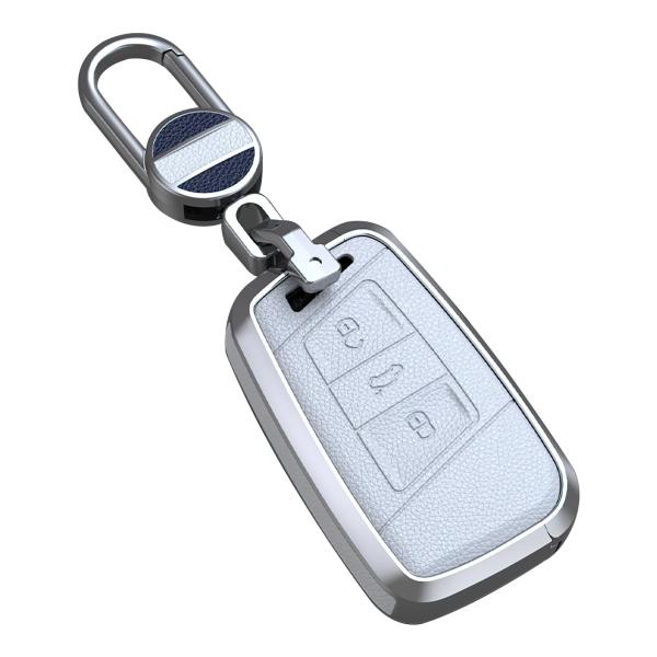 商品名:  ontto Key Skin Fit for VW Smart Remote Key Handmade Leather Car Key Protector Durable Key Fob Housing Compatible w...