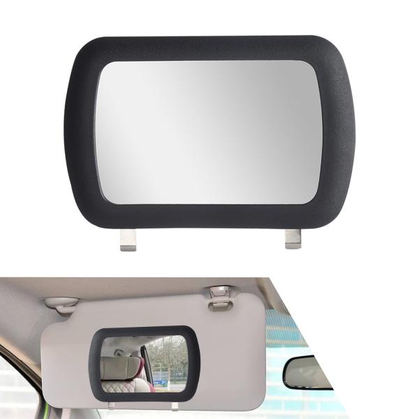 商品名:  JawGrew 1 PC Car Sun Visor Vanity Mirror, 6.65" x 4.33" Waterproof ABS Portable Clip-on Practical Convenient Flat ...