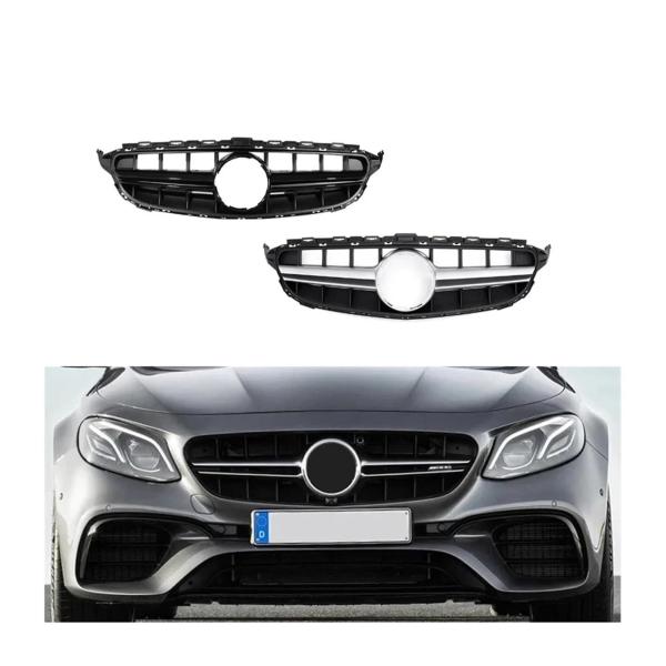 商品名:  carkus Car Grille Refitted Front Bumper Grille Upgraded Front Intake Grille Compatible For Benz C Class C63S Style...