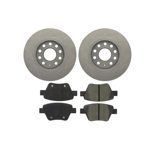 商品名:  A-Partrix 3PCS Rear Brakes and Rotors Kit, Disc Brake Pads and Rotor Brake kit fits Volkswagen Bora 2010 2009 2008...