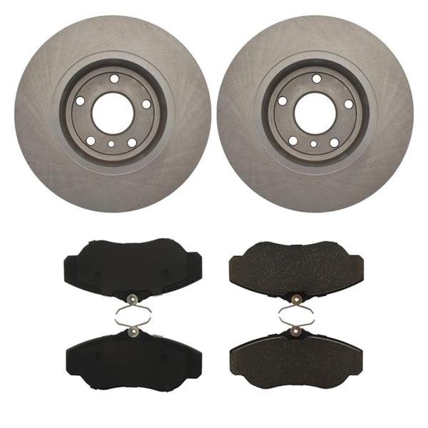 商品名:  A-Partrix 3PCS Front Brakes and Rotors Kit, Disc Brake Pads and Rotor Brake kit fits Land Rover Discovery 2004 200...