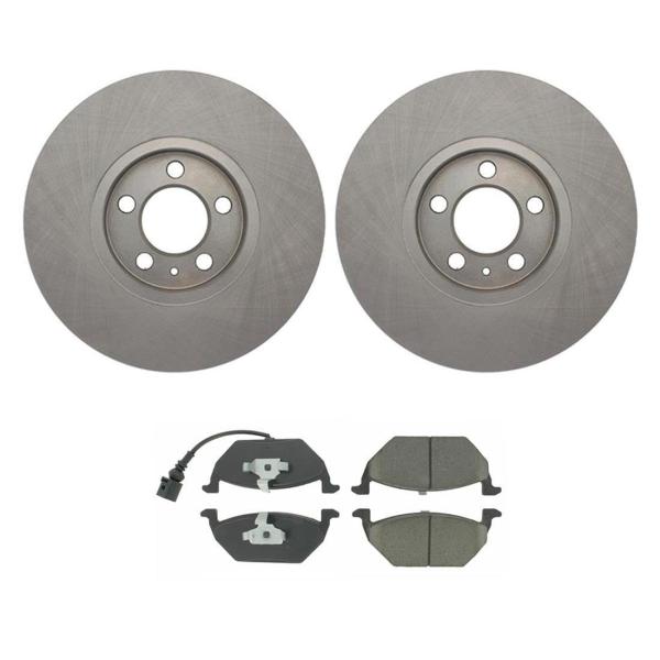 商品名:  A-Partrix 3PCS Front Brakes and Rotors Kit, Disc Brake Pads and Rotor Brake kit fits Volkswagen Golf 2002-2006 fit...