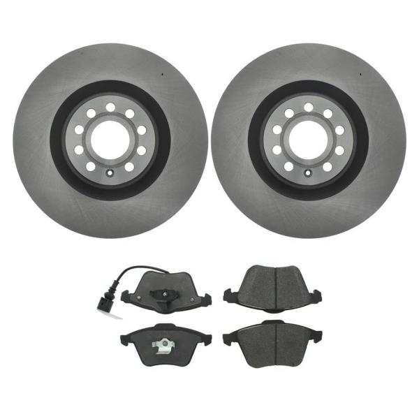 商品名:  A-Partrix 3PCS Front Brakes and Rotors Kit, Disc Brake Pads and Rotor Brake kit fits Seat Leon 2006-2012 fits Volk...