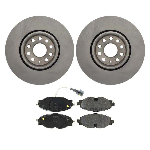 商品名:  A-Partrix 3PCS Front Brakes and Rotors Kit, Disc Brake Pads and Rotor Brake kit fits Seat Ateca 2017-2018 fits Vol...