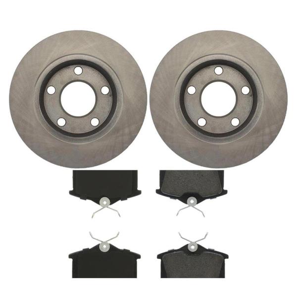 商品名:  A-Partrix 3PCS Rear Brakes and Rotors Kit, Disc Brake Pads and Rotor Brake kit fits Audi A6 Quattro 2004 2003 2002...