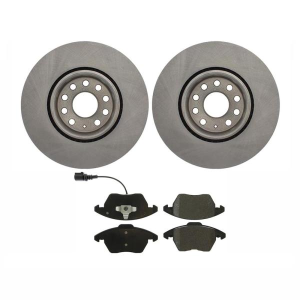 商品名:  A-Partrix 3PCS Front Brakes and Rotors Kit, Disc Brake Pads and Rotor Brake kit fits Volkswagen Bora 2005-2010 fit...