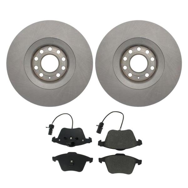 商品名:  A-Partrix 3PCS Front Brakes and Rotors Kit, Disc Brake Pads and Rotor Brake kit fits Audi A6 Quattro 2004 2003 200...