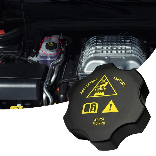 商品名:  Hirificing Coolant Reservoir Cap Replacement Radiator Coolant Recovery Cap Replacement for 68442532AA 68249136AA 5...