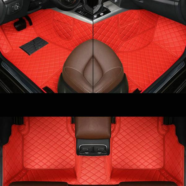 商品名:  BILKAR Customized Extraordinary car Floor mats, All-Weather Luxury car Floor mats, Waterproof Leather car Floor ma...