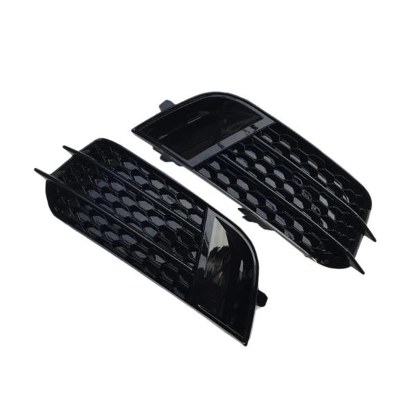 商品名:  Car Front Bumper Fog Lamp Cover Fog Light Trim Honeycomb Mesh Grilles Compatible For Audi A1 Non Sline 2010-2015 R...