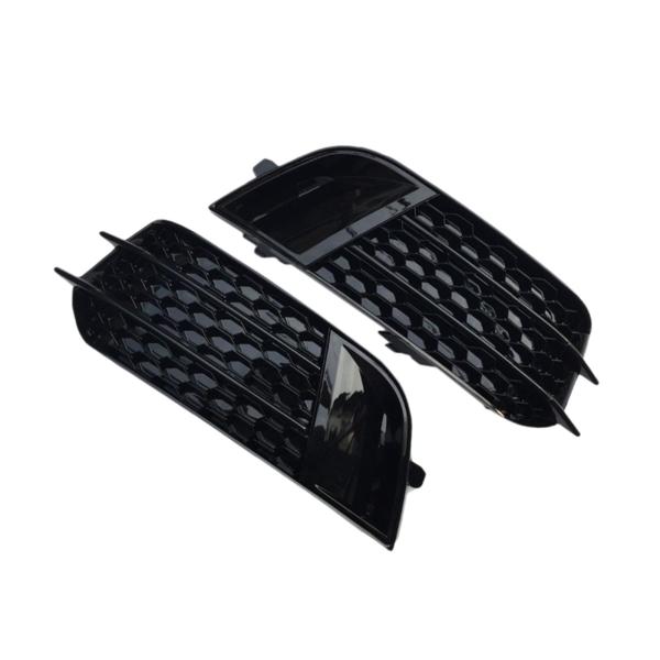 商品名:  Car Front Bumper Fog Lamp Cover Fog Light Trim Honeycomb Mesh Grilles Compatible For Audi A1 Non Sline 2010-2015 R...