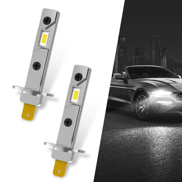 商品名:  Sephile 2 PCS Car H1 Bulb, Metal Body Waterproof Instant Start Bulb, 1:1 Size Intelligent Heat Dissipation Plug an...