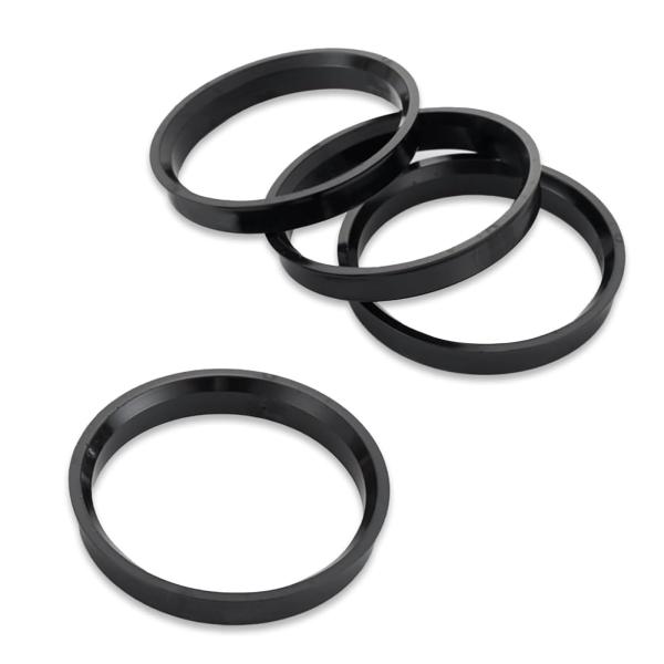 商品名: Sumjig(サムジグ) 4パック カーハブ リデューシングリングシャフト、73.1mm-60.1mmデザイン、耐久性のある車両ハブセンターリング交換、ほとんどの小型乗用車に対応(ブラック) Sumjig 4 Pack Car H...