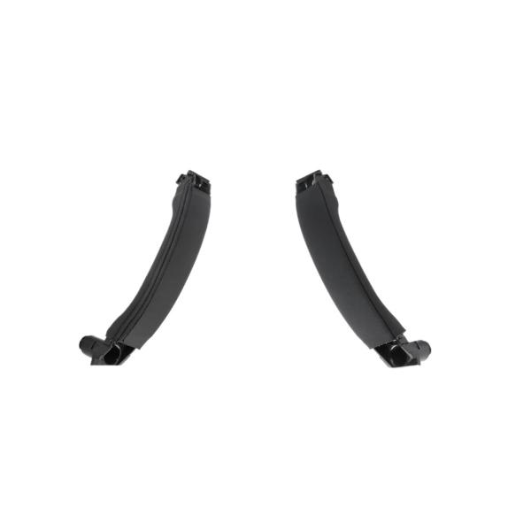 商品名: CVNKTYB インテリアドアハンドル 左右 インナードアプルハンドル ブラック PUレザー ランドフィット ローバーL550用 ディスカバリースポーツ 2015-2019 LR076161 LR076163(左マット-モデルA)...