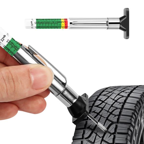 商品名:  Yourkar Car Tire Tread Depth Gauge, Tire Depth Gauge with Six-Sided Smart Color Coded, Tire Tread Depth Measuremen...