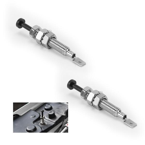 商品名:  povtii 2 PCS Car Door Pin Switch, Adjustable Auto Bonnet Alarm Light Hood Switches, Momentary Door Latch Switch On...