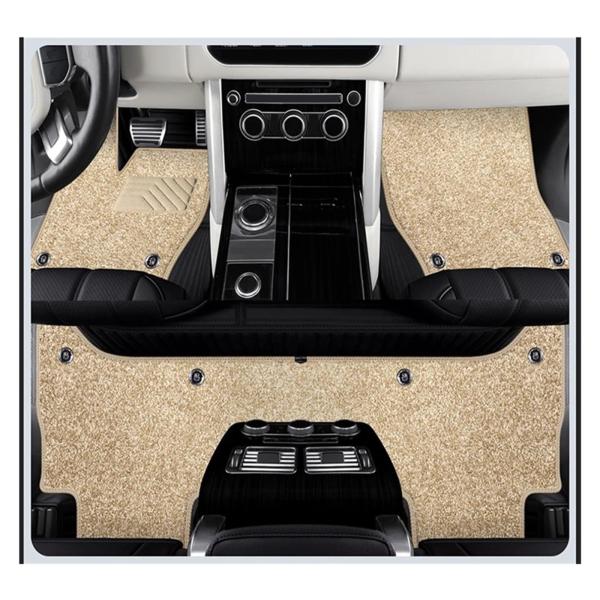 商品名:  Custom Fit Floor Mat ECO Cowhide Leather Compatible with 5 Seaters Land Rover Range Rover Sport Velar Evoque Disco...