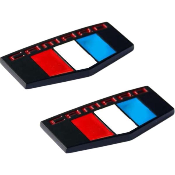 商品名:  2 PCS Camaro M Emblems - 3D Metal Badge - Front Right Left Fender Replacement for Camaro Ss Rs Zl1 Multi Redブランド: ...