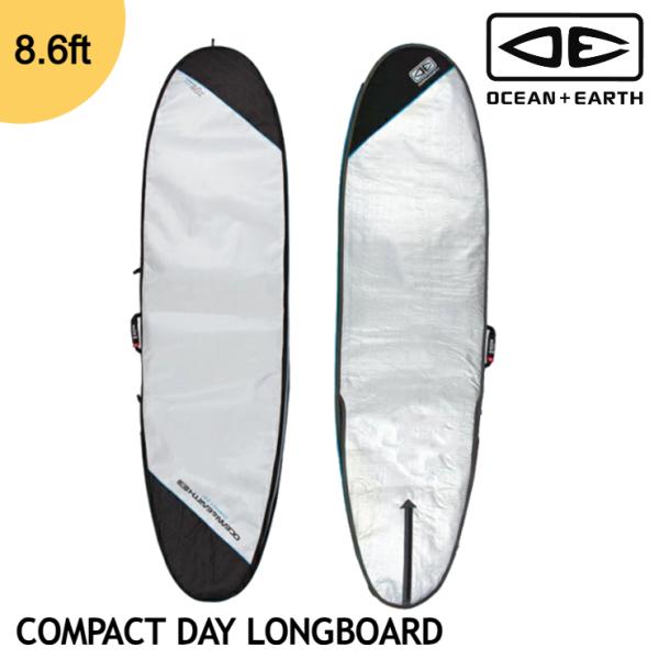 OCEAN&amp;EARTHCOMPACT DAY LONGBOARD 8.6ft強力なアーマー織り生地と防水・遮熱・反UVの特殊生地を組み合わせたロングボード用ハードケースWIDTH：610ｍｍ-XP EXTRA PROTECTION ...