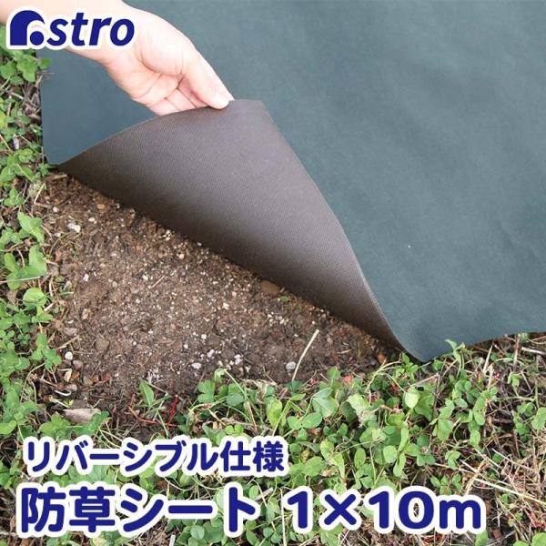 色：グリーン / ブラウン (リバーシブル)サイズ：1×10m厚さ：約0.5mm材質：ポリプロピレン用途に合わせてグリーンとブラウンを使い分け。田畑の畦や畝の雑草対策や砂利を敷き詰める際の下敷きにも最適です。【特長】●遮光性 96.7%以上...