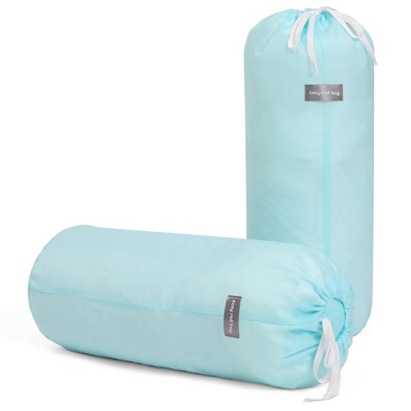 商品名:Easy roll bag S Blue 2枚組サイズ:約直径20×高さ55cmカラー:ライトブルー材質:ポリエステル内容:2枚生産国:中国【収納目安(1枚あたり)】●ダウンジャケットなら1枚●軽寝具(ブランケット・タオルケットなど...