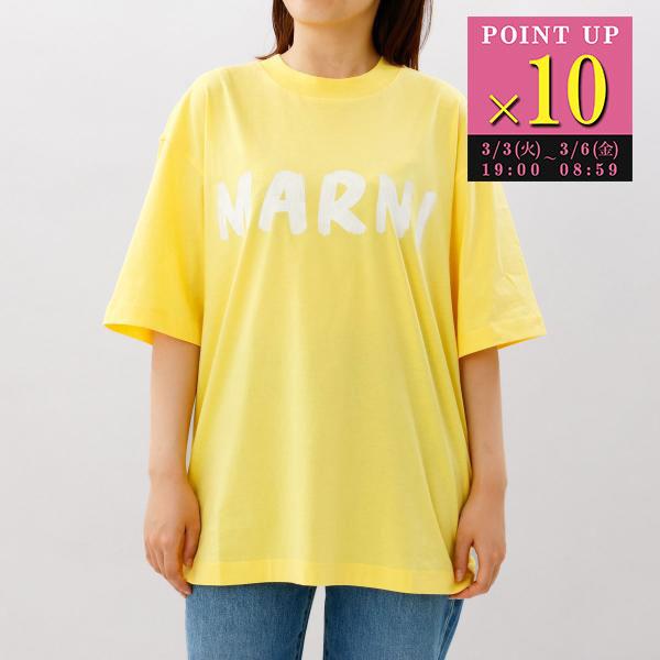 ※こちらはアウトレット商品です※オーバーサイズデザインでゆったりとした着心地です。 アイテム詳細：Tシャツブランド名：MARNIシーズン：2024SSカラー：L1Y20 LEMMON(イエロー)サイズ詳細1：【38】着丈72×袖丈25×身幅...