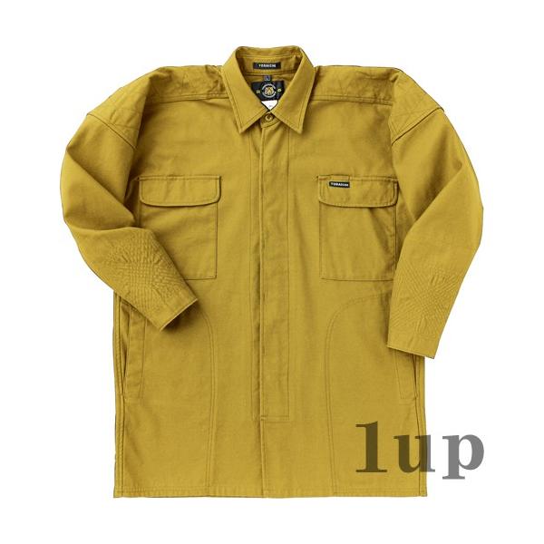 寅壱 作業着 鳶服 4441-301 トビシャツ 綿100％ 「Ｍ〜ＬＬ」ソフトな着心地に増して、ナチュラルな風合いが身上。着るほどに馴染む感覚は綿ならではのもの。４４４１シリーズは綿100％。素材の魅力は何といっても、すぐれた耐久性と吸汗...