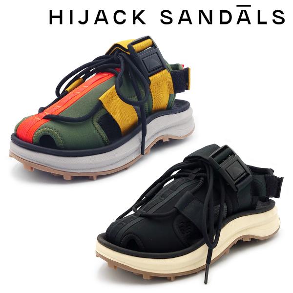 インドネシアで生まれたブランド「ハイジャックサンダル」の 「ATLAS」アッパーには、肌当たりの良いネオプレン素材を使用し、快適な履き心地を実現しています。インソール部は立体形状となっていて、安定感のある歩き心地です。【HIJACK SAN...