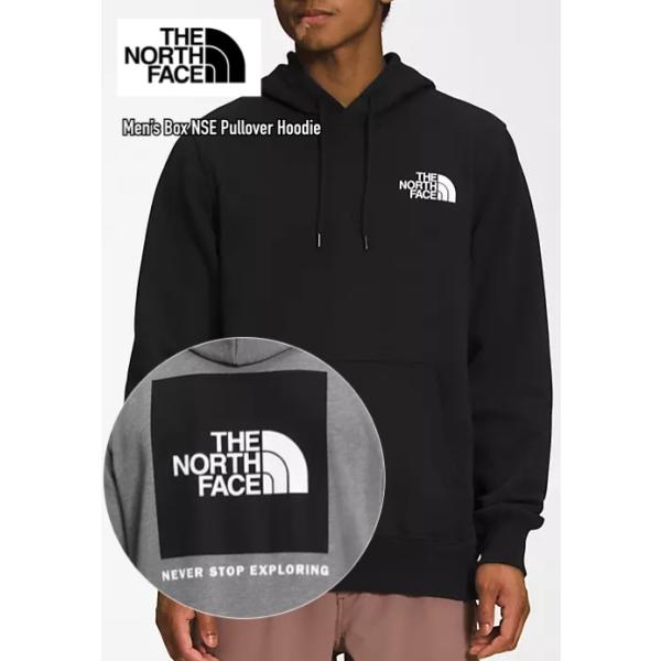 【 ノースフェイス メンズ プルオーバー パーカー USAモデル 】 The North Face Men's Box NSE Pullover Hoodie■カンガルーポケット付■裏起毛■メンズ プルオーバーフーディー■フロントは胸元にT...