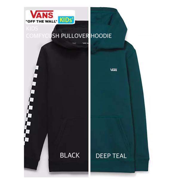 バンズ キッズ フーディー USA- VANS Kids  COMFYCUSH PO -■素材：コットン78％ / ポリエステル 22％■原産国：カンボジア■カンガルーポケット■裏起毛・S:着丈56cm/身幅45cm/肩幅36cm/身長13...