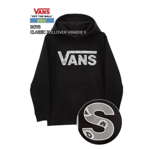 バンズ キッズ フーディー USA- VANS BOYS CLASSIC PULLOVER HOODIE II  -■素材：BODY：コットン60％ / ポリエステル 40％■原産国：GUATEMALA■カンガルーポケット■裏起毛■プリント...