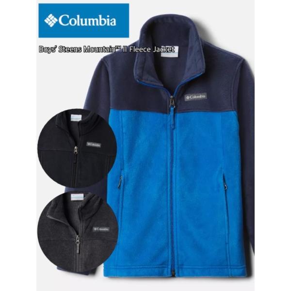 コロンビア ボーイズ フリースジャケット USAモデル- Youth Boys' Steens MT II Fleece Jacket - ■素材：ポリエステル100％■原産国：バングラディッシュ■ジッパー付きハンドポケット■内側に名前を記...
