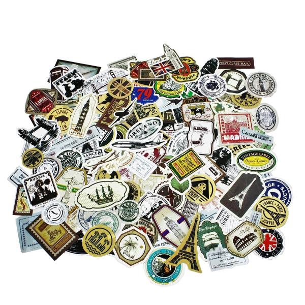 スーツケースやiphoneケースなどに貼ることでおしゃれ度が一気に上がるアイテムです。空港内での、似たようなスーツケース・・・自分の荷物が見つけ難くて困ります。ステッカーを貼って、見つけやすいようにオリジナルにデコレーションしちゃいましょう...