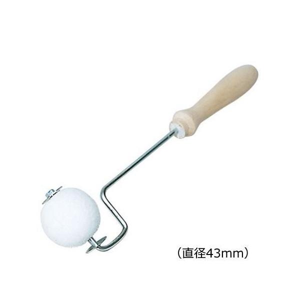 ◆球状のローラーで、力の入れかたで細い線・太い線が描けます。◆水溶性・中性等の版画絵の具に適したローラー材質です。◇発砲ポリエチレン製ローラー◇全長260mm◇43mmφ