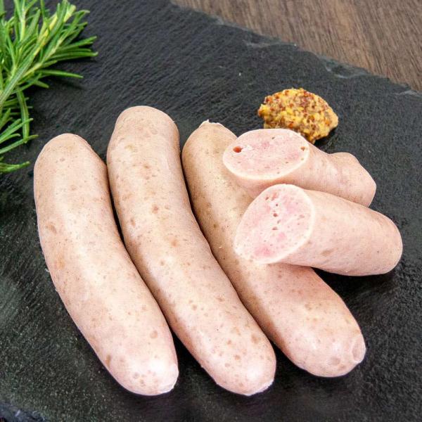 茨城県産豚使用。ホワイトフランクはその名のとおり見た目が「白い」ソーセージです。スモークをかけずに蒸気で蒸して仕上げている優しい味わい、柔らかな食べごたえのある細挽きのソーセージ。ホワイトソーセージ・ホワイトフランクは炭火乾燥や燻す工程がな...