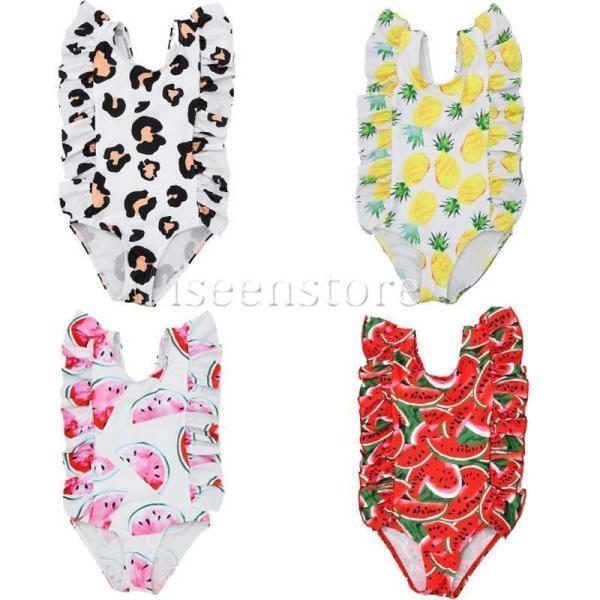 女の子 ワンピース水着 海 プール ビーチ リゾート 水泳 キッズ 子ども ガールズ 連体 ベビー水着 スイミング サーフィン 潜水 おしゃれ 体型カバー オールインワン ワンピース プールグッズ 夏 スイムウェア ビキニ パイナップル柄 ...