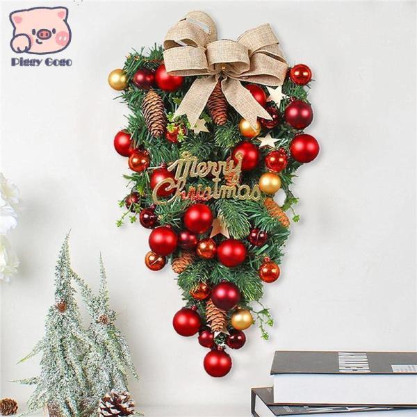 華やかなリースは眺めるだけでクリスマス気分を演出してくれます。クリスマスリースには、魔よけと、豊作をお願うという意味があると言われています。ご自宅の玄関用、ドア、窓リースに、季節のデコレーションに、パーティの飾りに、素敵な屋外や室内装飾など...