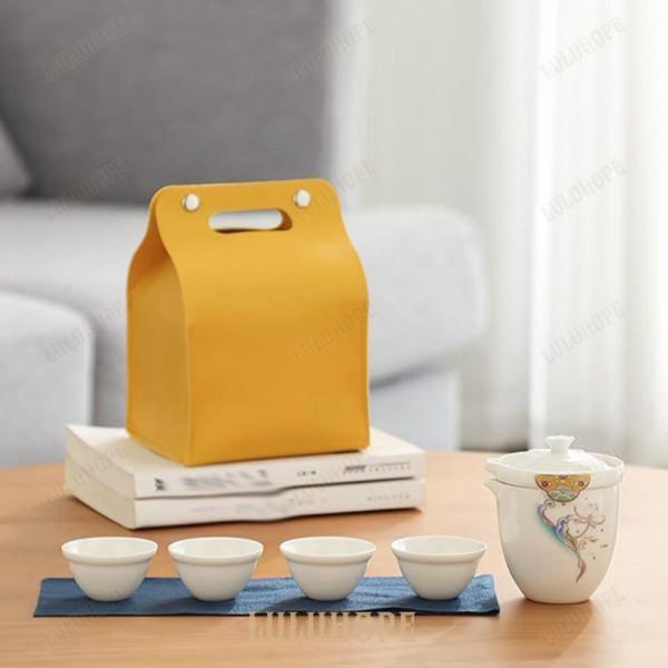 エレガントな外観 スタッキングしやすく収納にも便利。ホームだけでなく、オフィス、旅行、キャンプ，茶屋、茶道教室なども利用できます。いつでもどこでも美味しいお茶を入れて楽しむ事ができます。日本茶でも中国茶でもOK！携帯式セットいつでもどこでも...