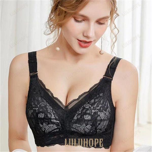 ブラジャー 小さくを見せる ノンワイヤー ブラ 脇高 脇肉 大きいサイズ 花柄 着痩せ 背中 大きいサイズ バストアップ レース 柔らか 幅広肩紐ストレス軽減 垂れ予防 寄せ盛り 優しいつけ心地 横流れ防止 女性 韓国ファッション 脇肉スッ...