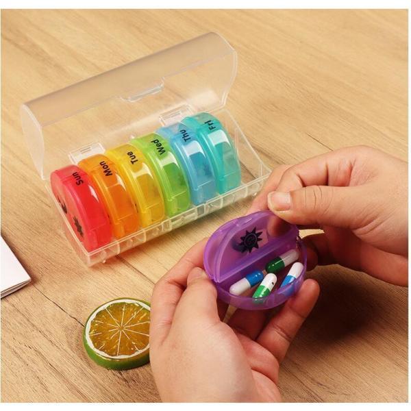 商品名薬ケース 大容量 1週間 飲み忘れ 防止 収納 携帯用 ピルケース商品説明「お薬飲んだかな？？」その悩みを1週間の管理で解決致します。一週間単位で保管できるセパレートタイプの大容量ピルケースです1週間分の薬が朝?夕方（夜）と分かれて管...