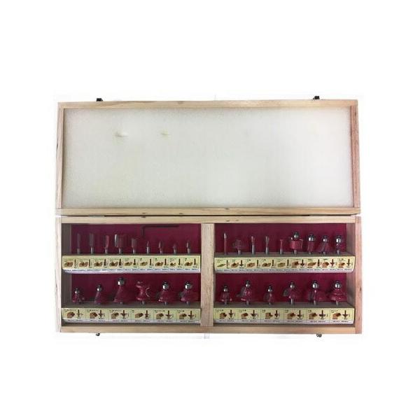 ミツトモ製作所30本組 超硬刃トリマビット φ6mm軸商品コード：MT30662※30602の後継商品電動トリマー・ルーター作業に役立つ厳選30種!セット内容：30668、30669、30670、30671、30672、30673、3067...