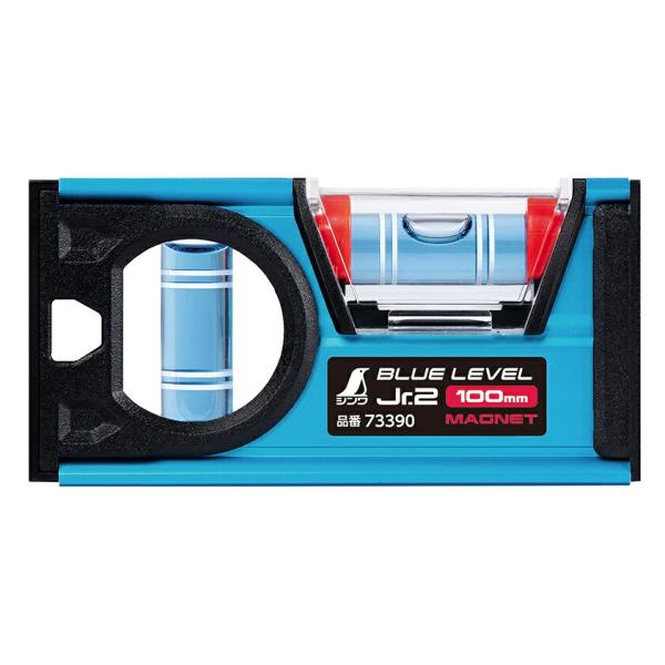 シンワ測定株式会社ブルーレベル Ｊｒ． ２ マグネット付品名：100mm製品コード：73390高精度はそのままに小型・軽量の水平器！