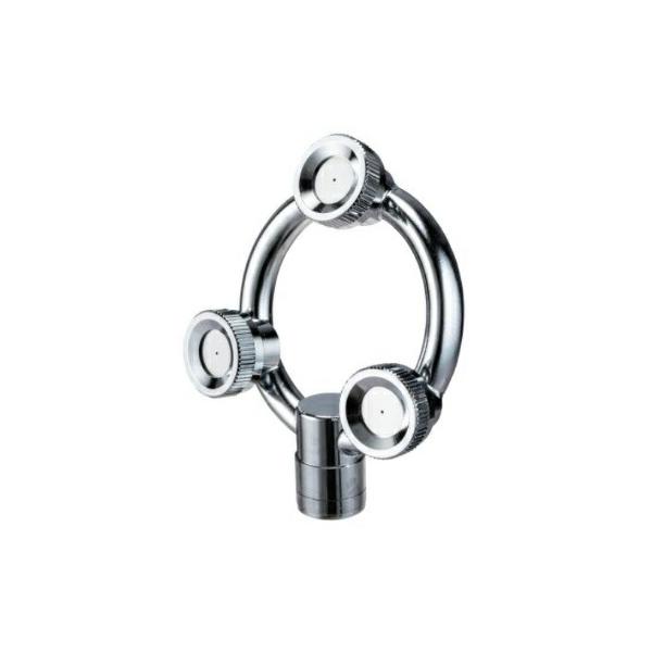 マキタ makita環状3頭口ノズル部品番号:A-76277円錐の噴霧パターンで、霧の粒子が細かく、葉裏まで均一に散布が可能です。■用途果樹、樹木、平面・立野菜、水田等の噴霧作業に。■適用モデル・MUS200D88381789585